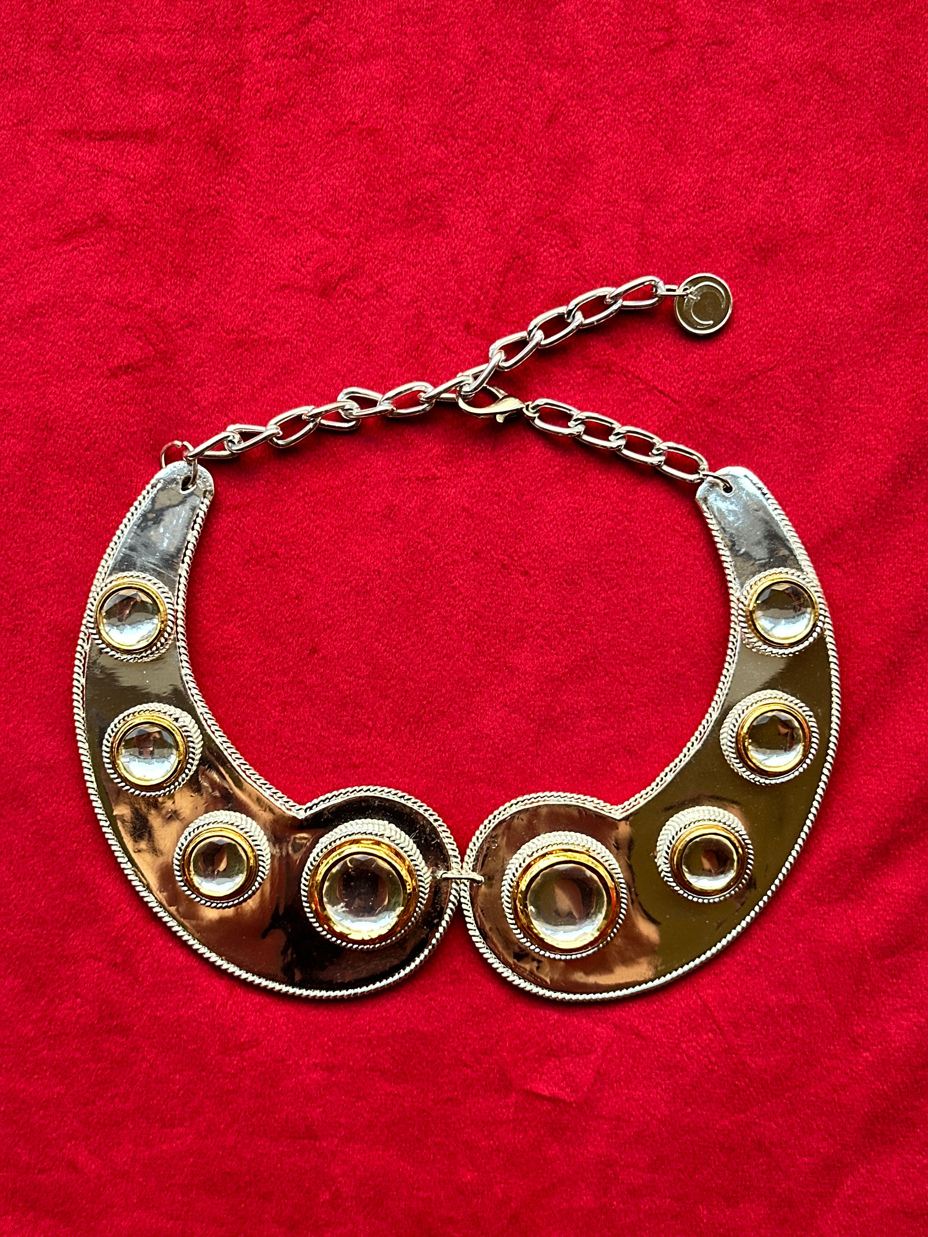 Polki Curl Collar Necklace – Valliyan